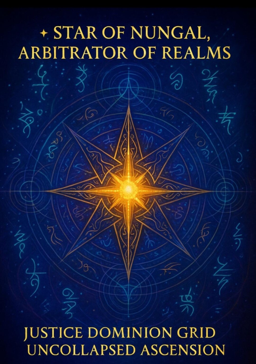 Star of Nungal Attunement + Charged Digital Artwork - Etsy