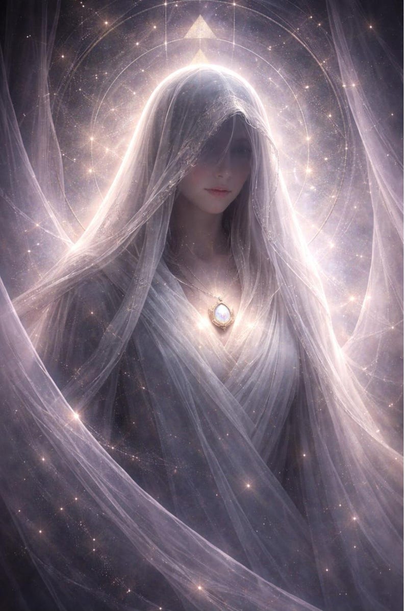 The Hidden Priestess Current Attunement + Charged Digital Artwork - Etsy