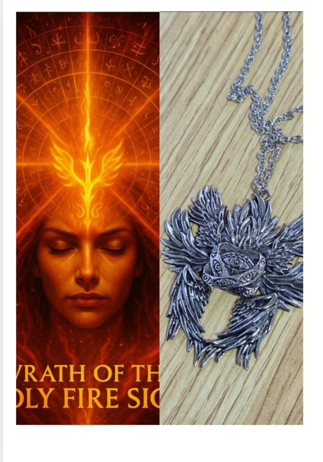 Wrath of the Holy Fire Sigil Amulet - Etsy