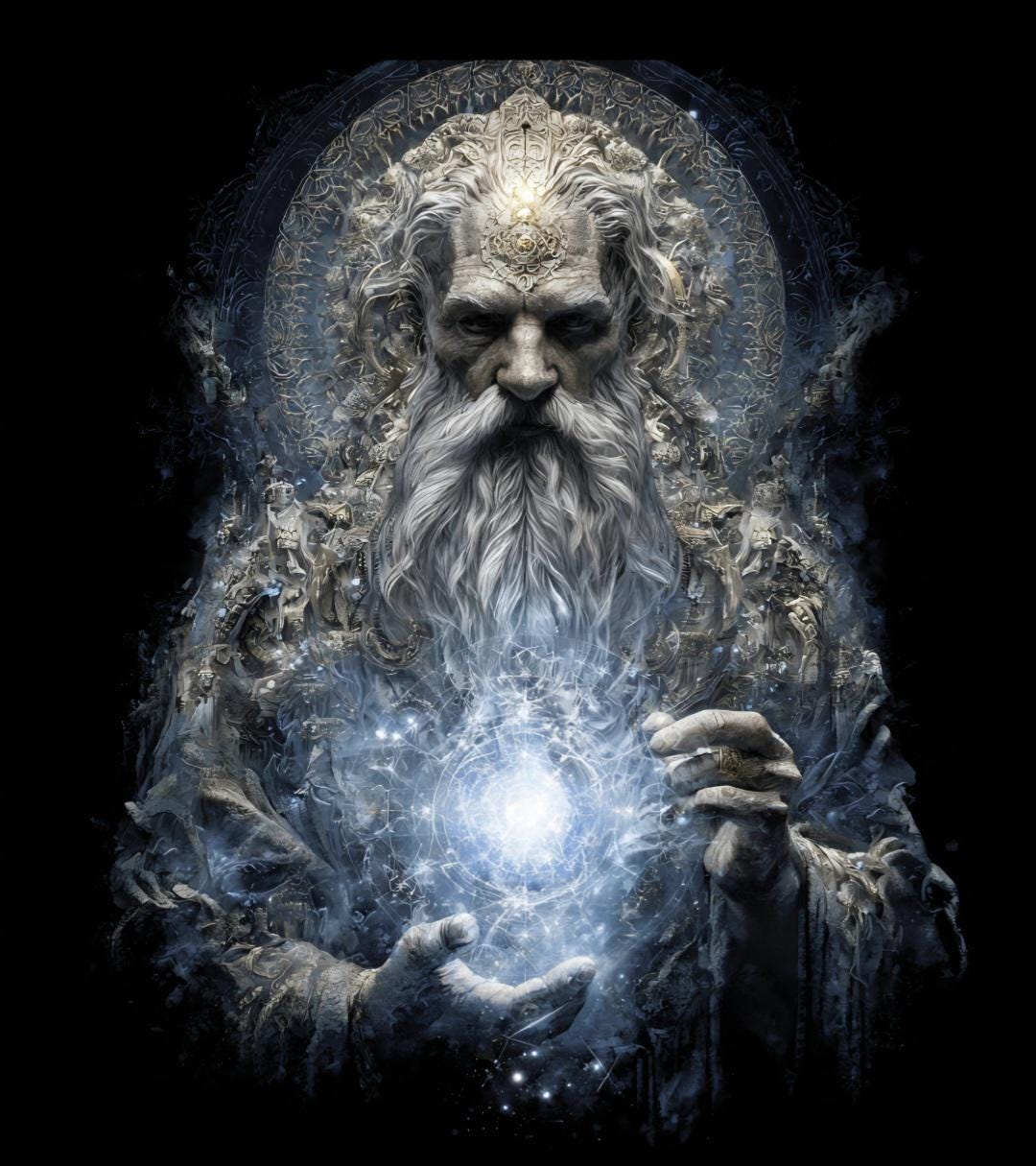 The Nemeton Warden Druid Attunement Charged Digital Artwork Etsy