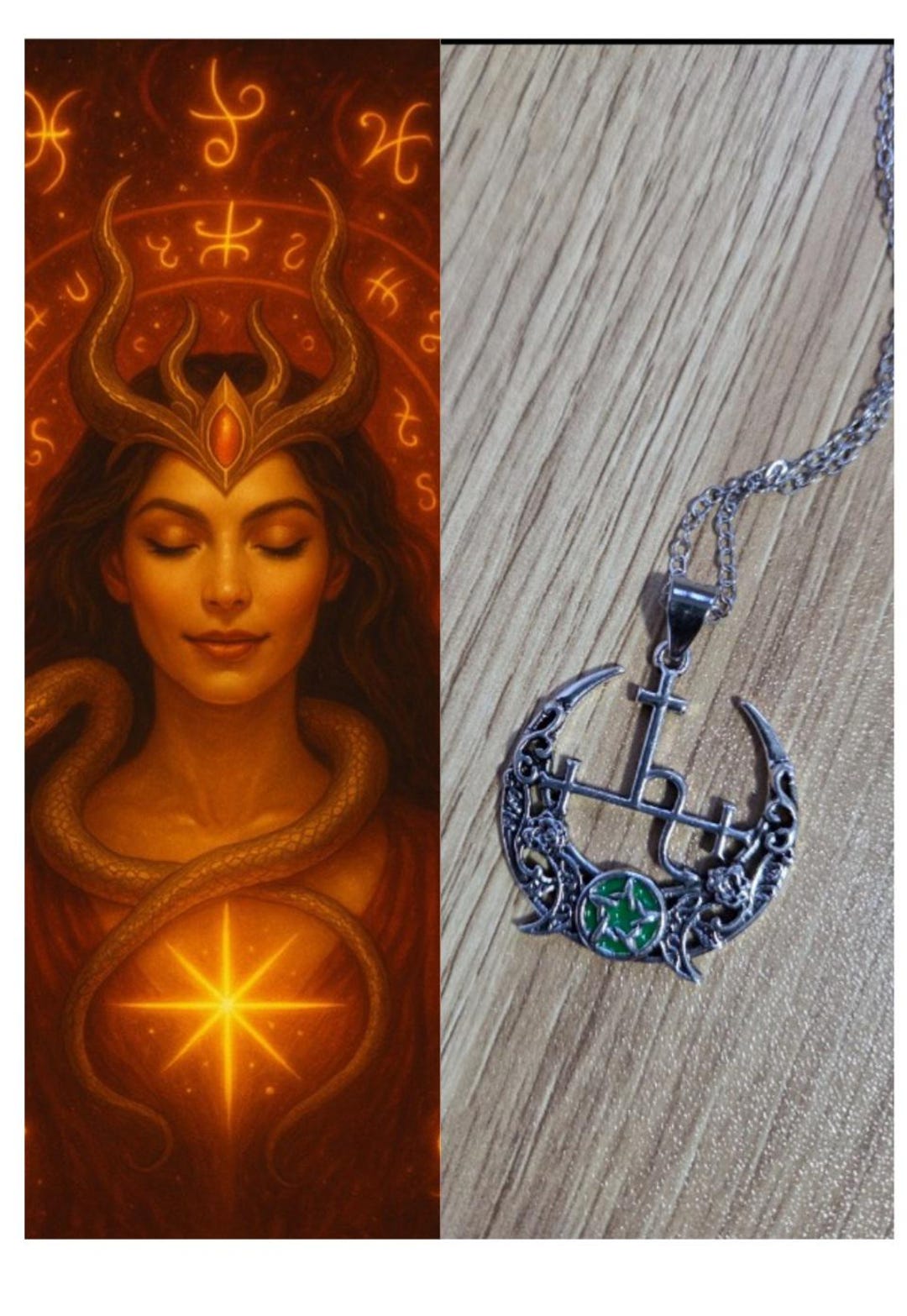 Serpent Throne of Night Amulet - Etsy
