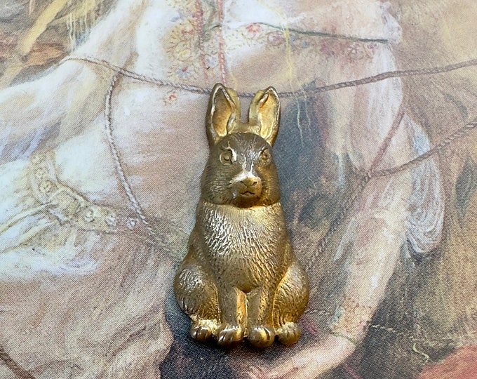 Vintage Rare Very Old Stamped Art Deco Bunny Rabbit Fairy Tale Bold ...