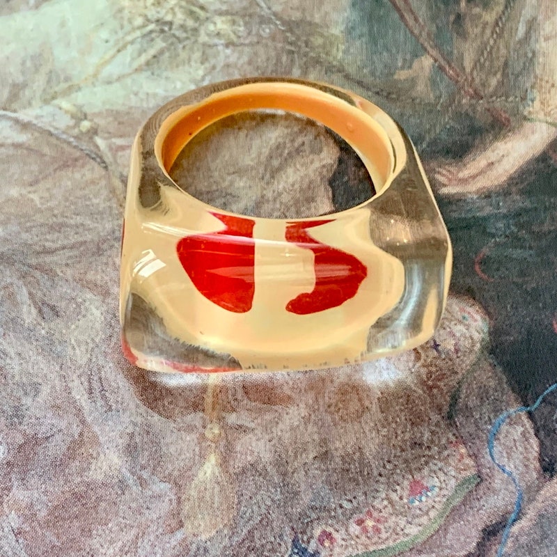 Lucite Ring - Etsy UK