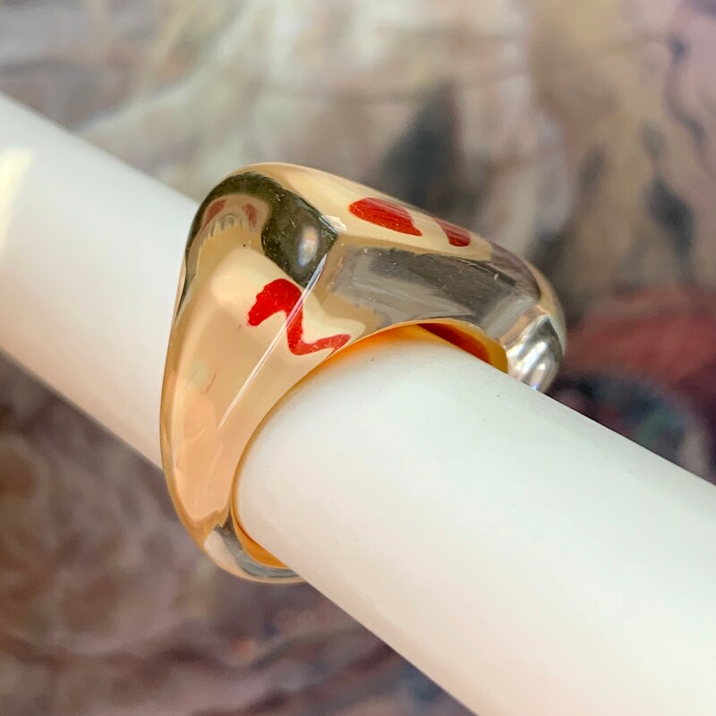 Lucite Ring - Etsy UK