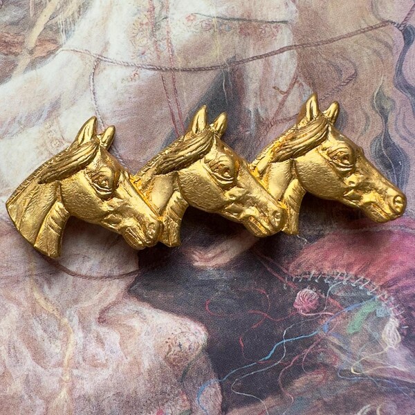 Vintage Brooch – Horse - Etsy