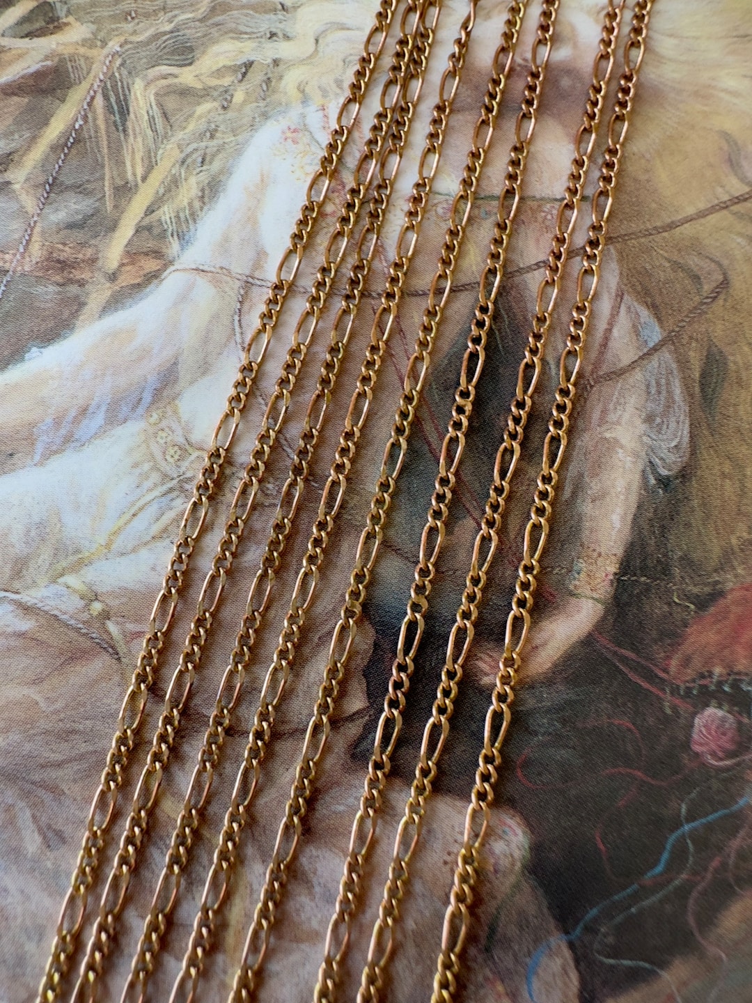 3 FT Vintage 2mm Fine Figaro Ornate Rare Old Stock Vintage Gorgeous ...