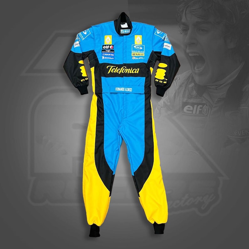 Vintage F1 Suit, Go Kart Formula 1 Suit, Custom Racing Suit ...