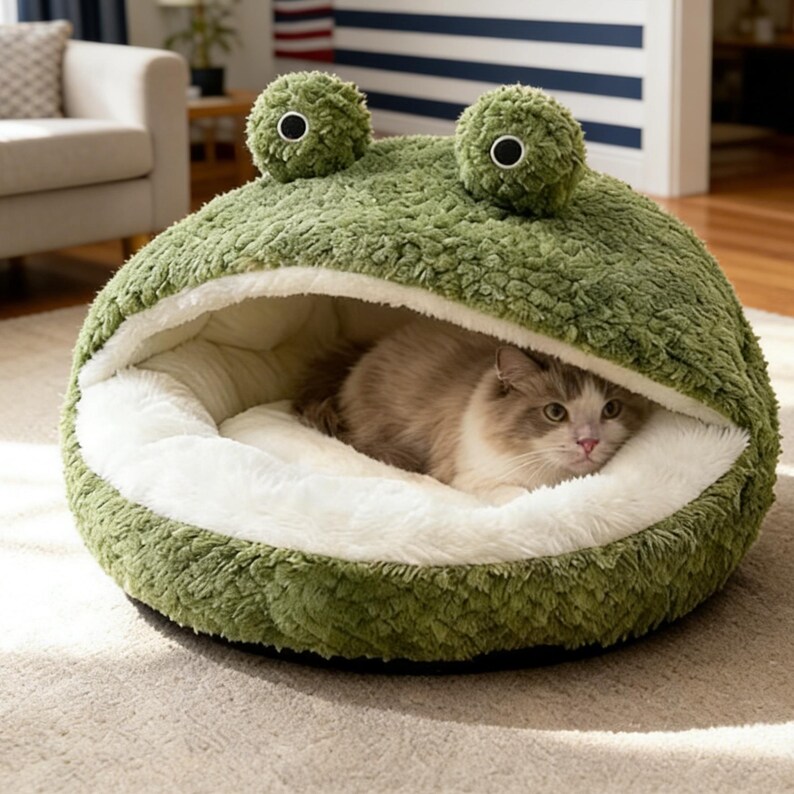 Cat Beds Kitten Beds, Soft Small Dog Beds, Washable Pet Beds for Puppy ...