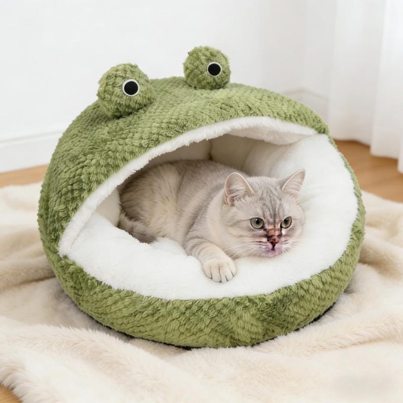 Cat Beds Kitten Beds, Soft Small Dog Beds, Washable Pet Beds for Puppy ...