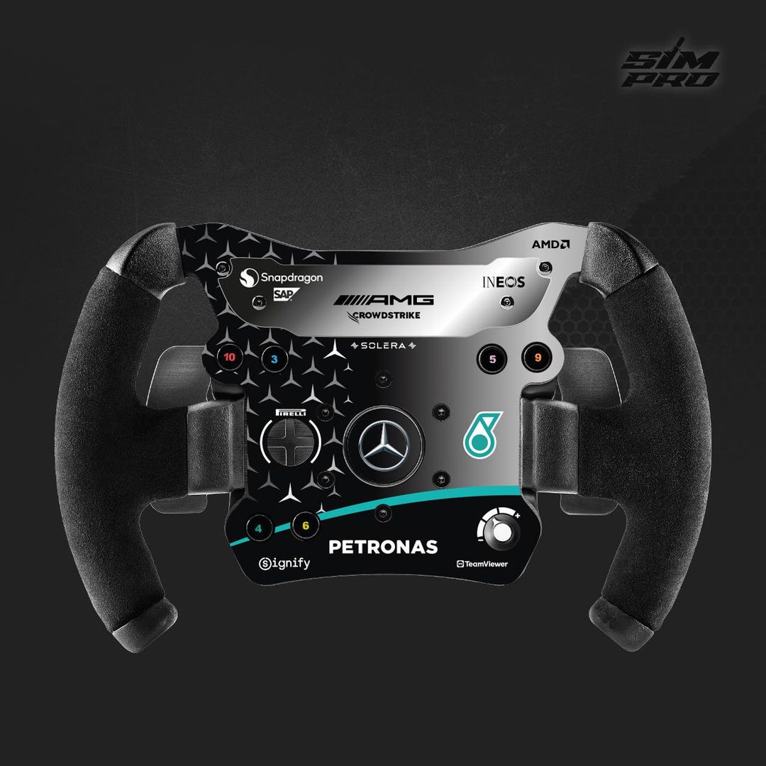 Thrustmaster TM Open Wheel Custom Sticker – Mercedes AMG Petronas F1 ...
