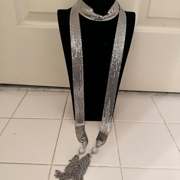 Metal Mesh Necklace - Etsy