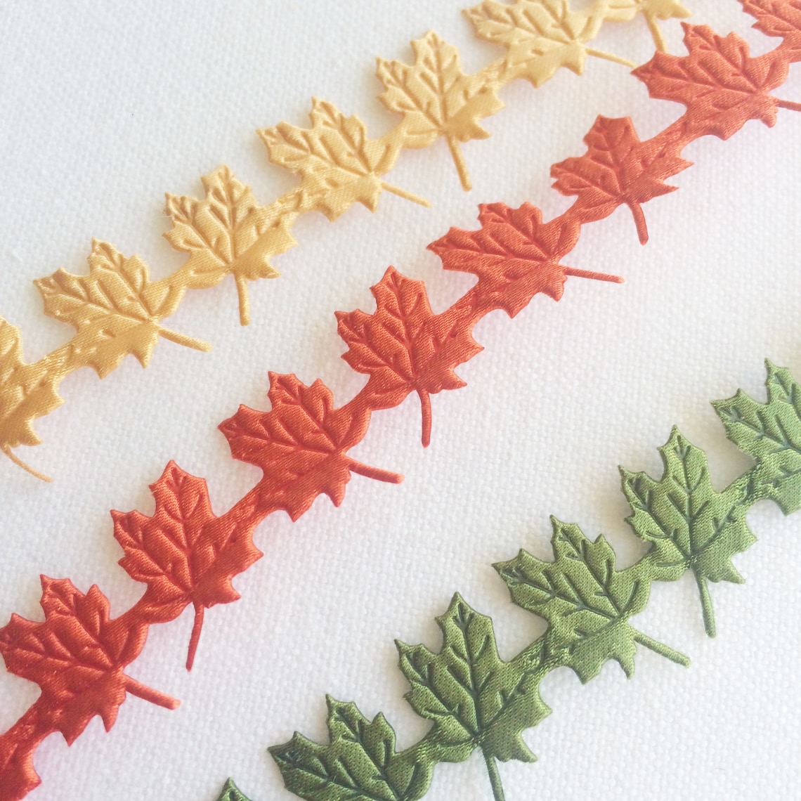 Autum Leaf Ribbon. Fall Leaf Ribbon. Maple Leaf Ribbon. Cut | Etsy