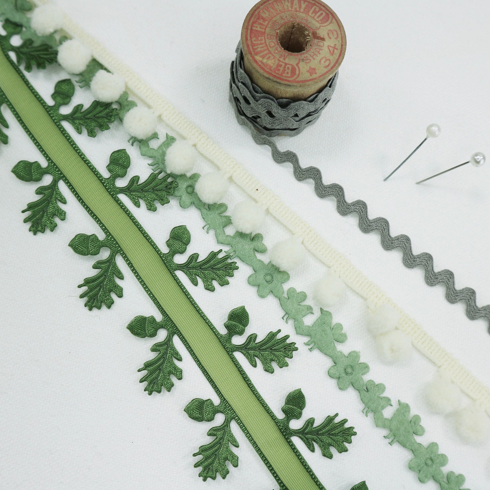 Oak Leaf Ribbon. Wedding Ribbon. Sheer Center Leaf Ribbon. | Etsy