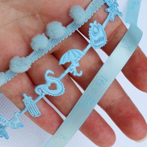 Baby Ribbon Collection. Its a Boy Ribbon. Baby Shower Ribbon. Blue ...