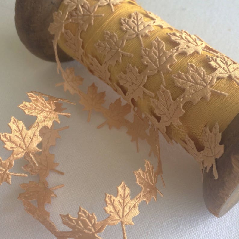 Autum Leaf Ribbon. Fall Leaf Ribbon. Maple Leaf Ribbon. Cut | Etsy