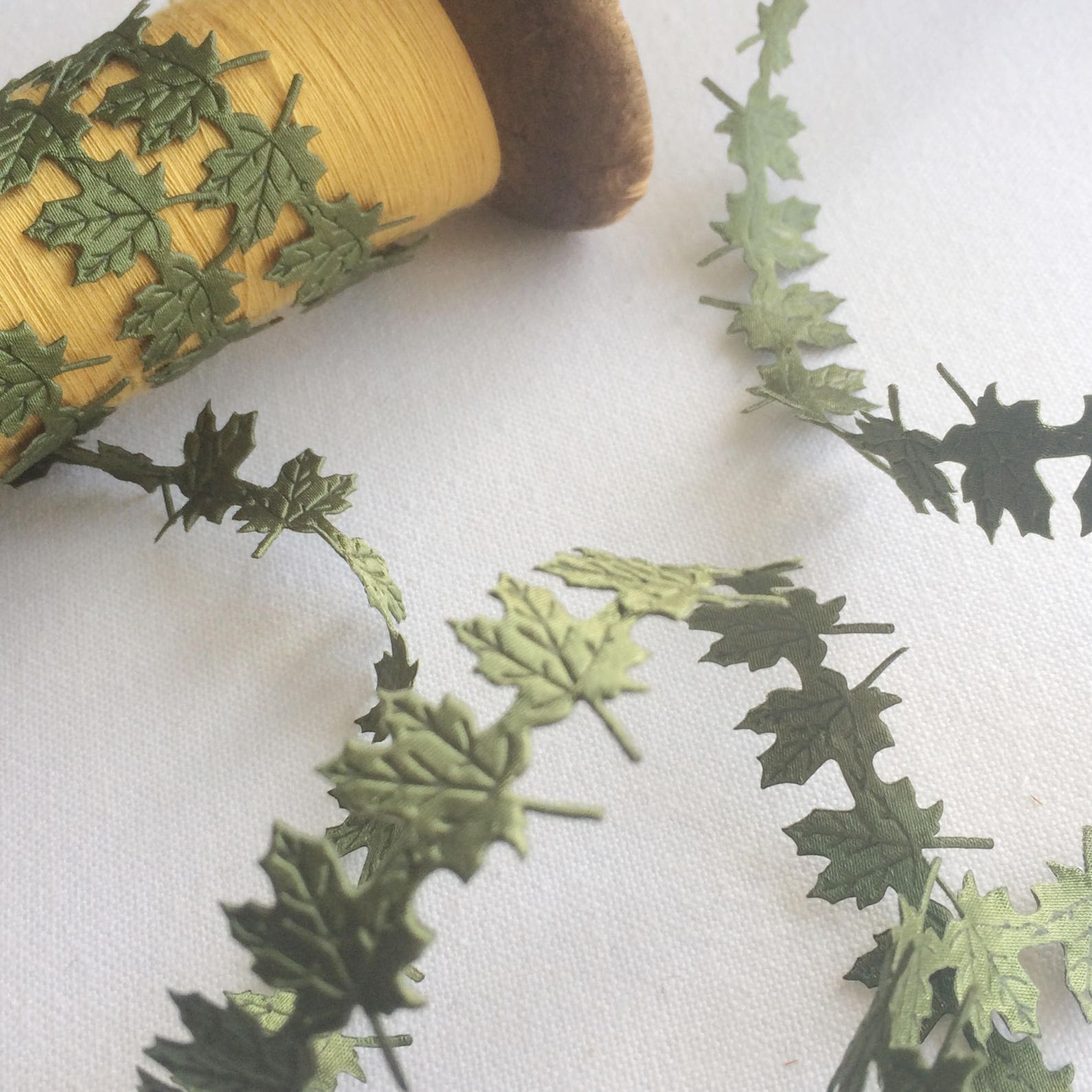Autum Leaf Ribbon. Fall Leaf Ribbon. Maple Leaf Ribbon. Cut | Etsy