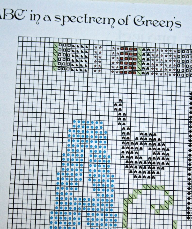 ABC Cross Stitch Kit. Alphabet Baby Cross Stitch Kit. Nursery Cross ...