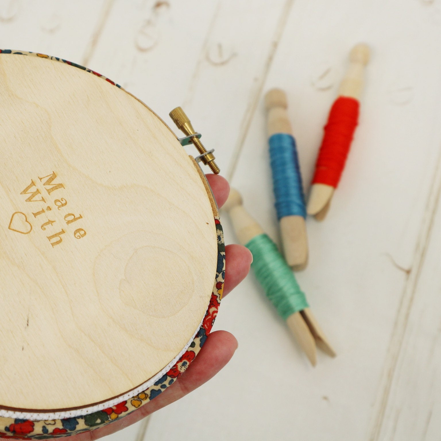 Mini Hoop Art Cross Stitch Kit. Embroidery Hoop Art Wall | Etsy