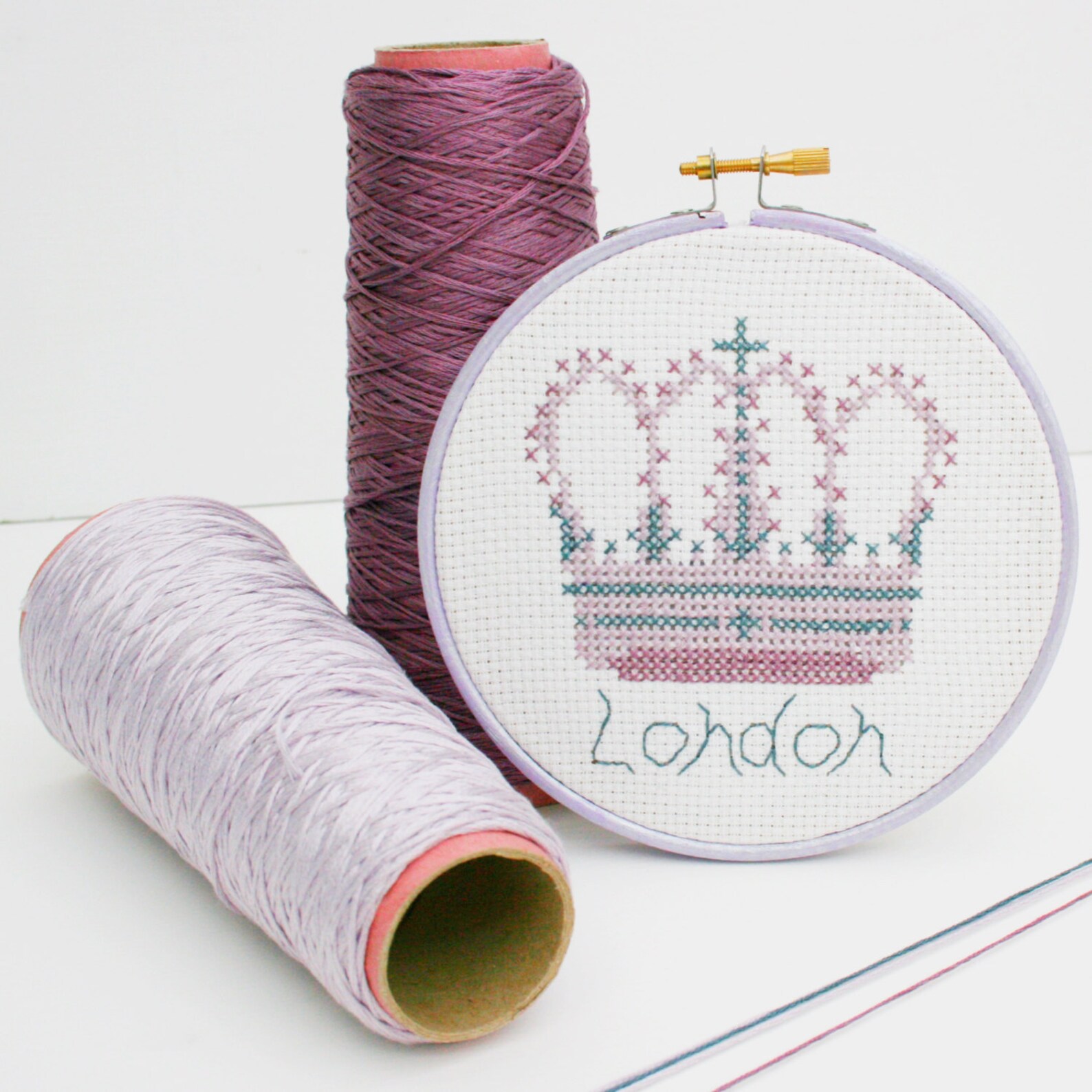 London Crown Cross Stitch. Royal Cross Stitch UK Designer/ | Etsy