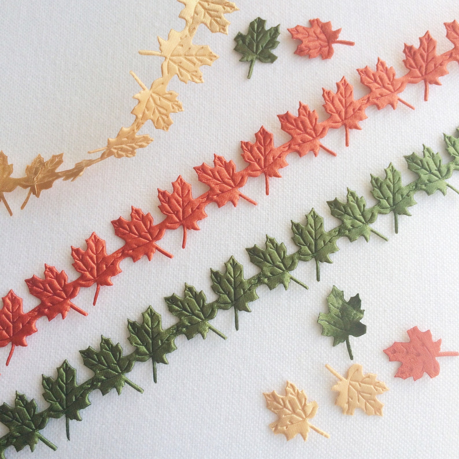 Autum Leaf Ribbon. Fall Leaf Ribbon. Maple Leaf Ribbon. Cut | Etsy