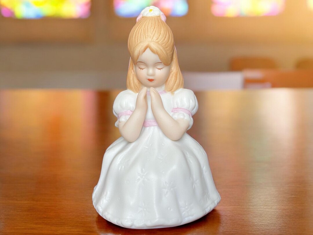 Enesco Growing up First Communion Pray Girl Figurine - Vintage Figurine ...