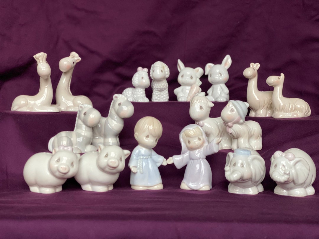 Precious Moments Noahs Ark Salt and Pepper Shakers Hamilton Collection ...
