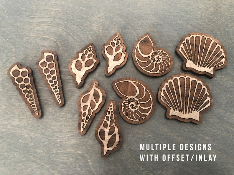 Shell Cross Section Laser Cut File Digital File Great for - Etsy