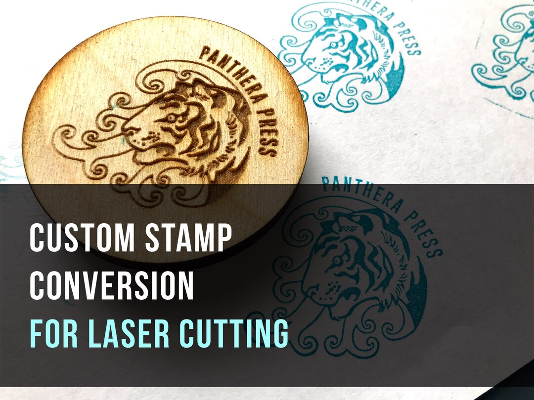 Custom Stamp Conversion digital File I'll Make Your Stamp Laser Ready ...