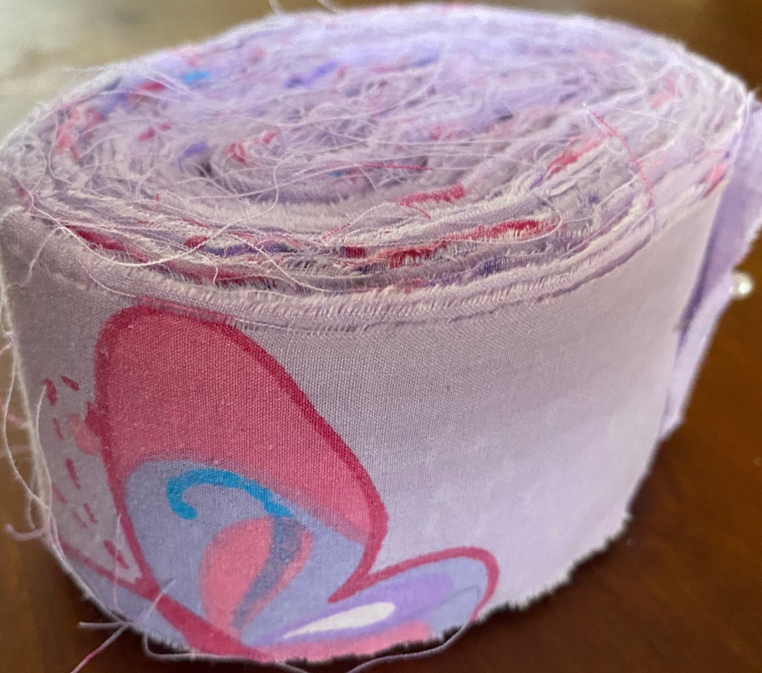 Rag Strips 2" Wide Hand Torn From Vintage Linens 33 Yards Crochet Amish ...