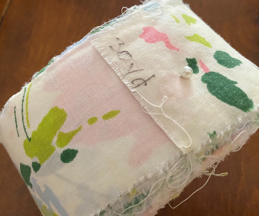 Rag Strips 2" Wide Hand Torn From Vintage Linens 30 Yards Crochet Amish ...