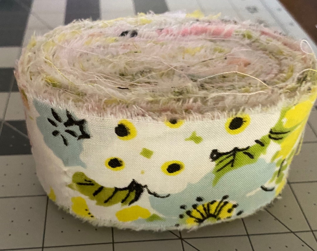 Rag Strips 2" Wide Hand Torn From Vintage Linens 25 Yards Crochet Amish ...