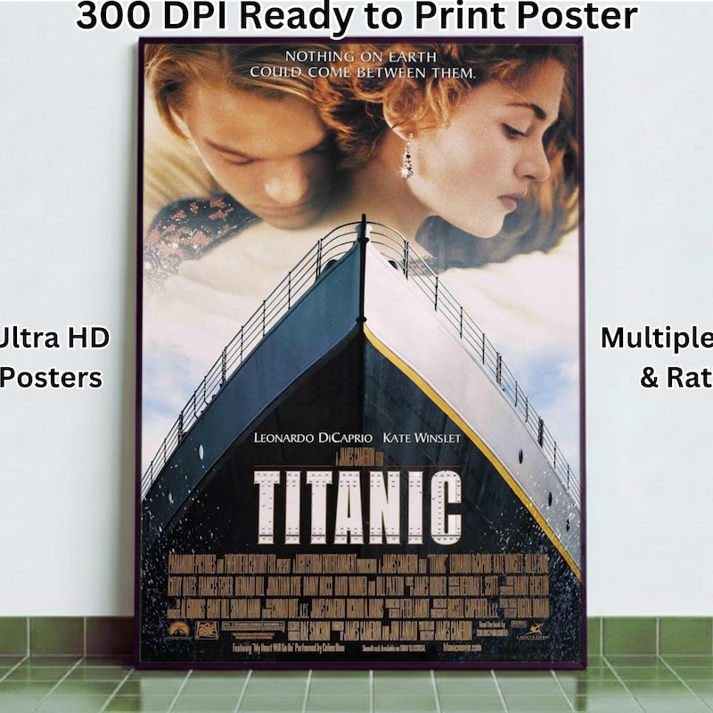 Titanic Film Poster - Etsy