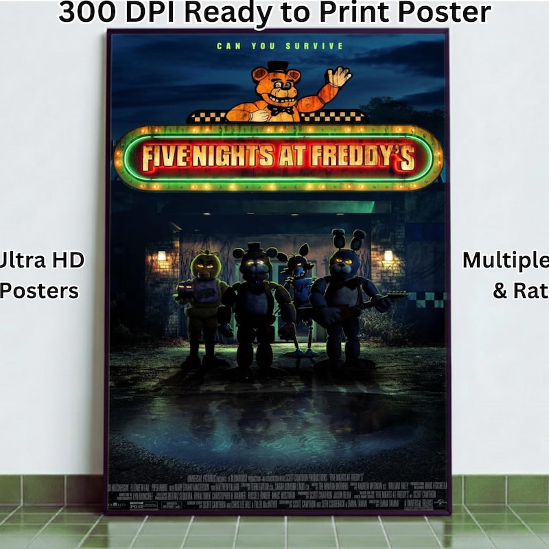 Five Nights Freddys 2 Poster - Etsy