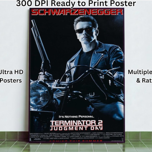 Terminator 2 Poster - Etsy UK