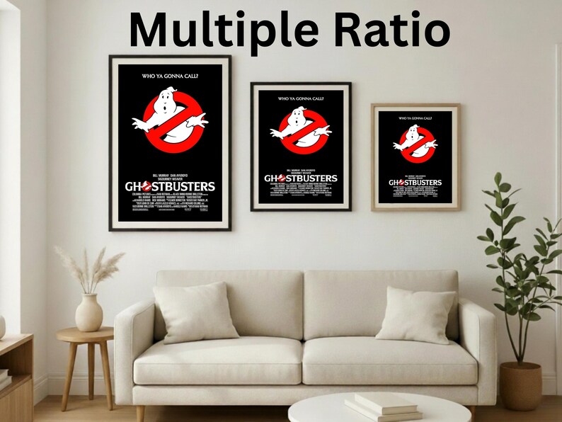 Ghostbusters Poster 1984 | Minimalist 80s Movie Poster | Ghostbusters ...