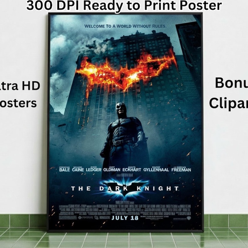 Dark Knight Posters - Etsy