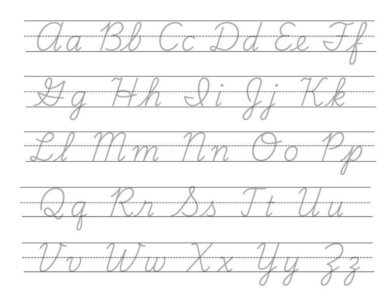 Cursive Letter Tracing Pack | Alphabet Practice Sheets | Uppercase ...