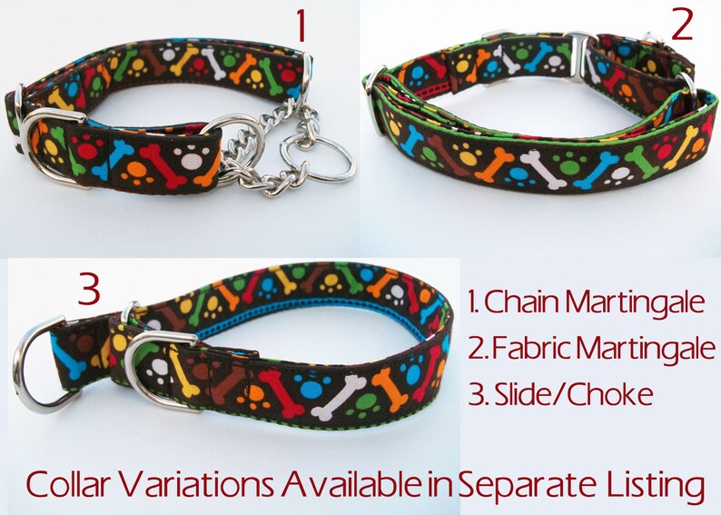 Colorful Cartoon Dog Collar Size XS S M or L | Etsy