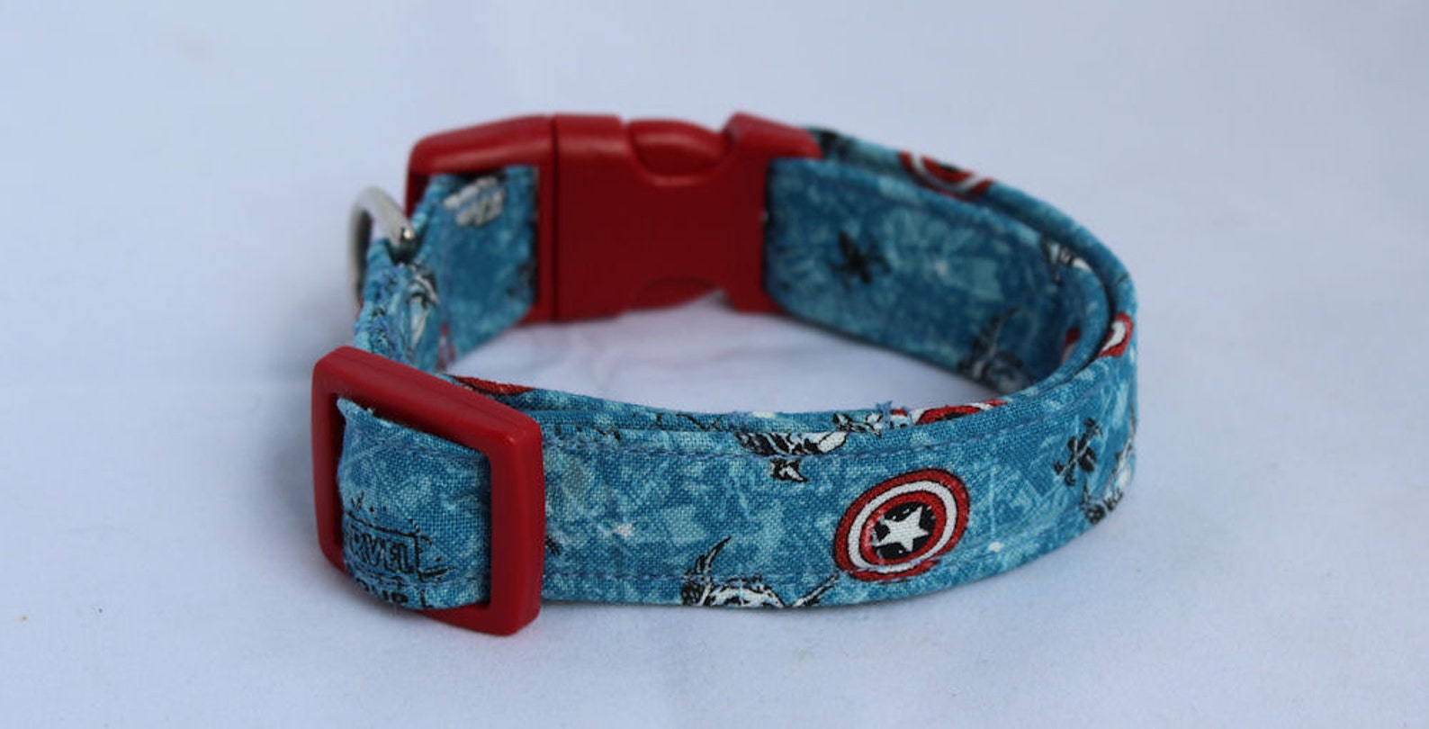Superhero Comics Symbols Dog Collar Size XS, S, M or Large - Etsy