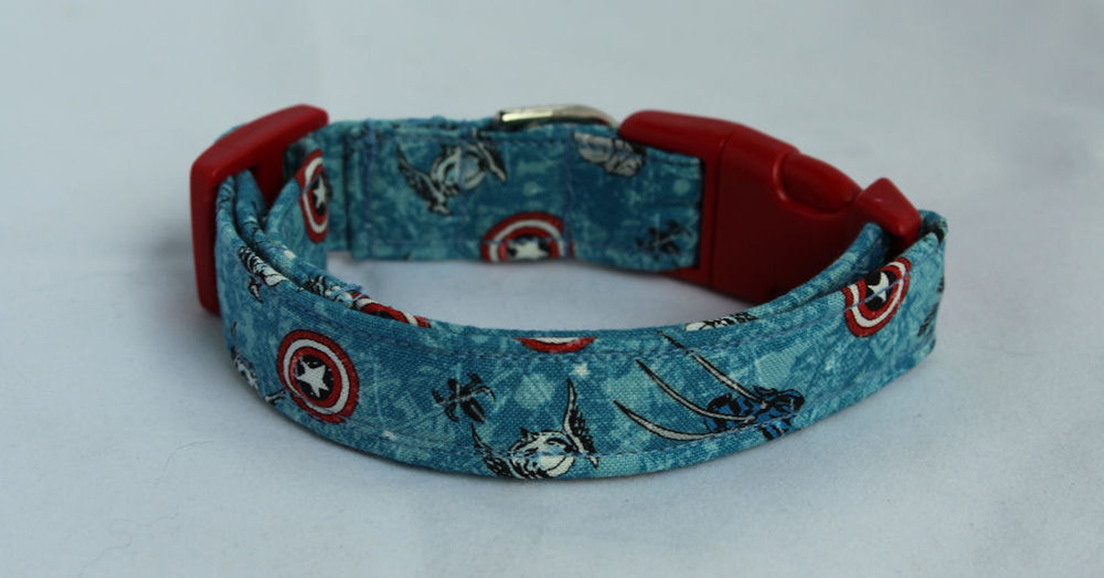Superhero Comics Symbols Dog Collar Size XS, S, M or Large - Etsy