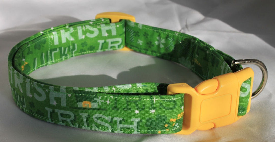 Irish Dog Collar Size Extra Small, Small, Medium or Large - Etsy