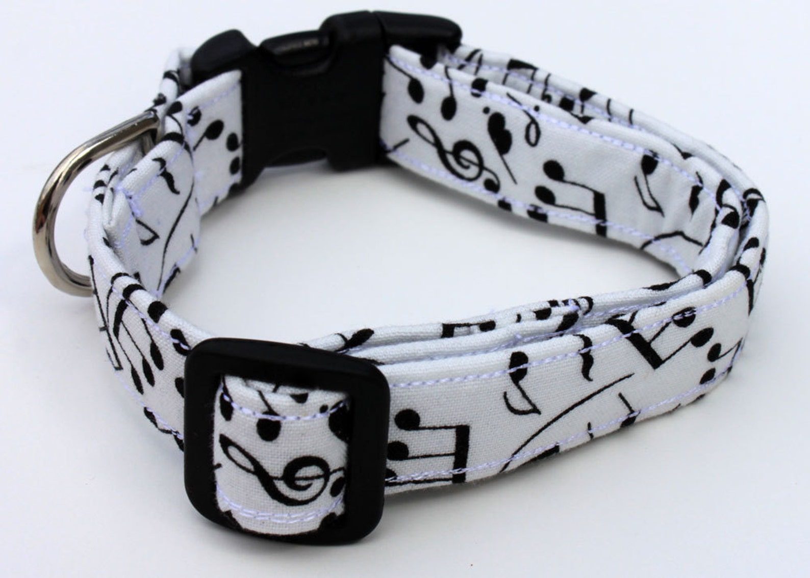 Music Notes Dog Collar Size XS S M L Musical | Etsy