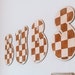 Retro Nursery Letters Boy or Girl Nursery Wall Art Retro Rad Room Decor ...