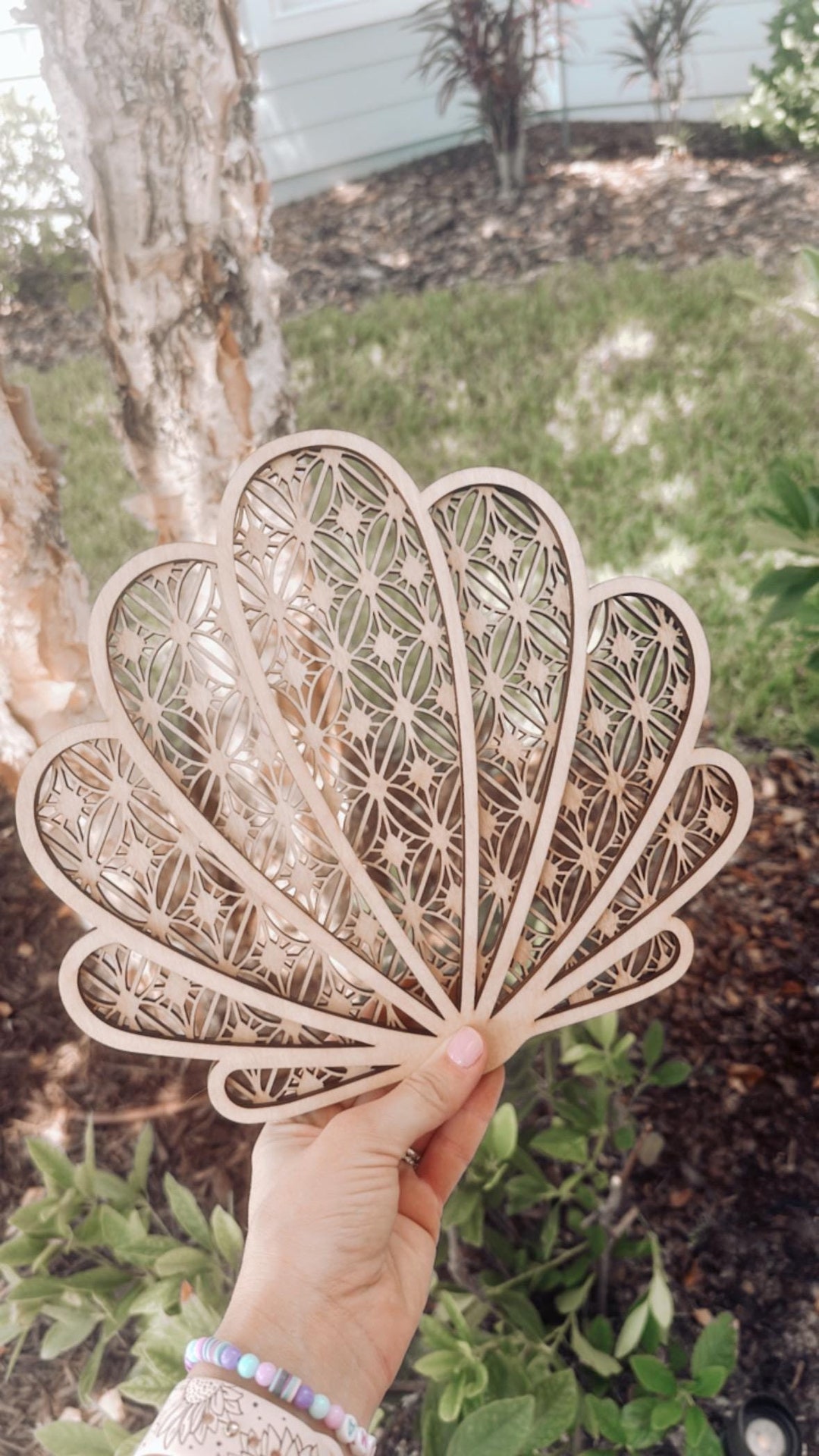 Rattan Inspired Shell | Rattan Seashell Clam Shape Sealife | Rattan ...