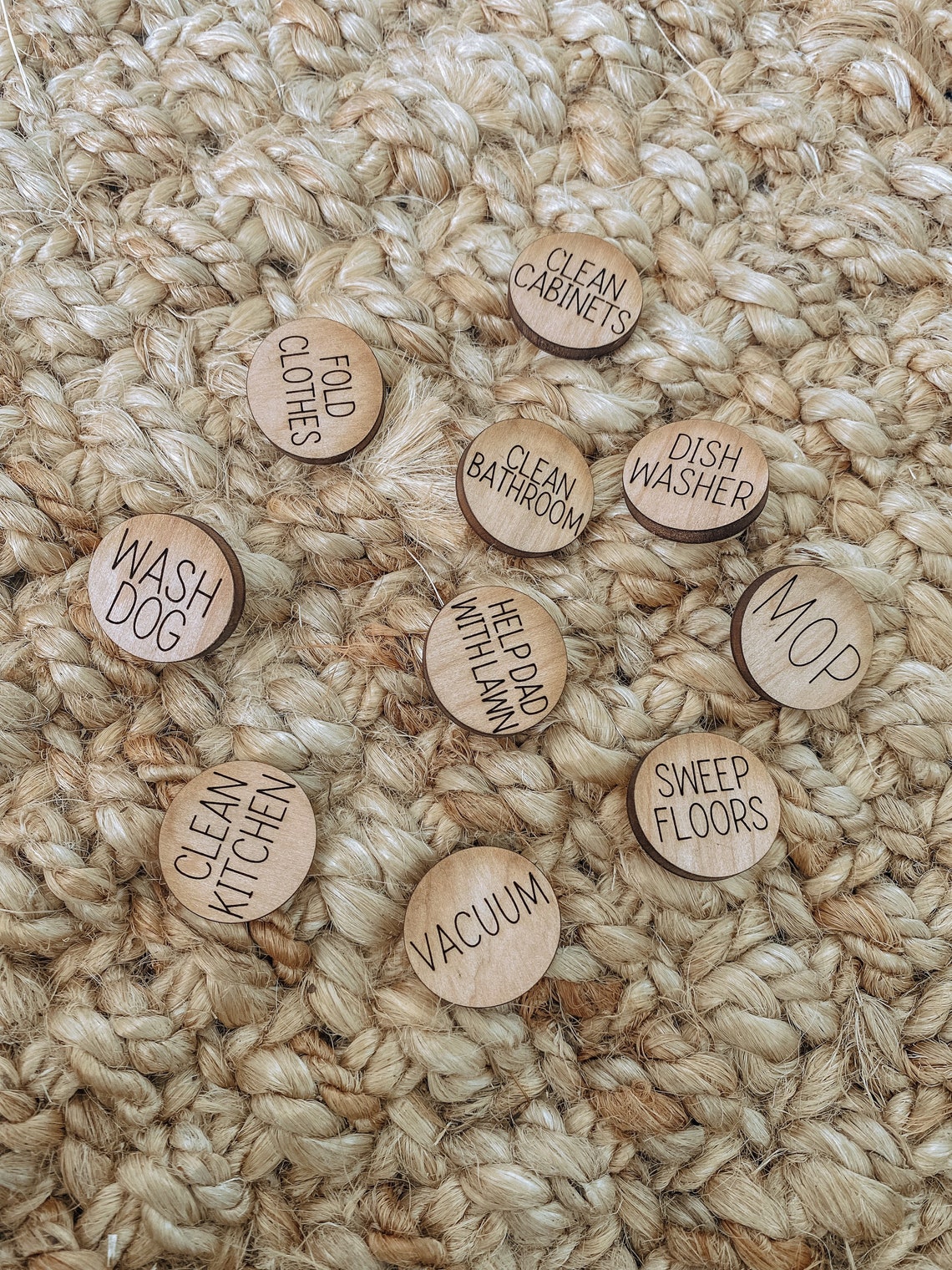 Chore Tokens - Kids Children and Chores - Fridge Magnets - Chore Chart ...