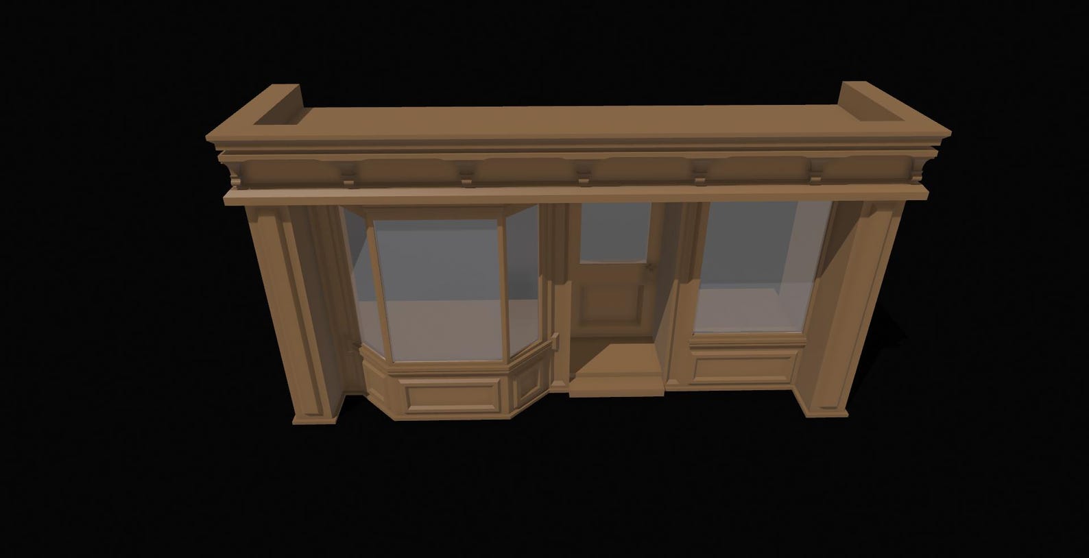1:12 Scale Vintage Storefront Diorama STL - Etsy