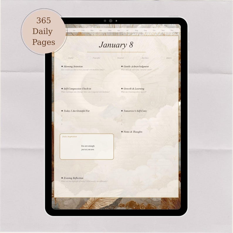 2026 Gratitude Self-compassion Journal BUNDLE | Digital + Print-ready ...