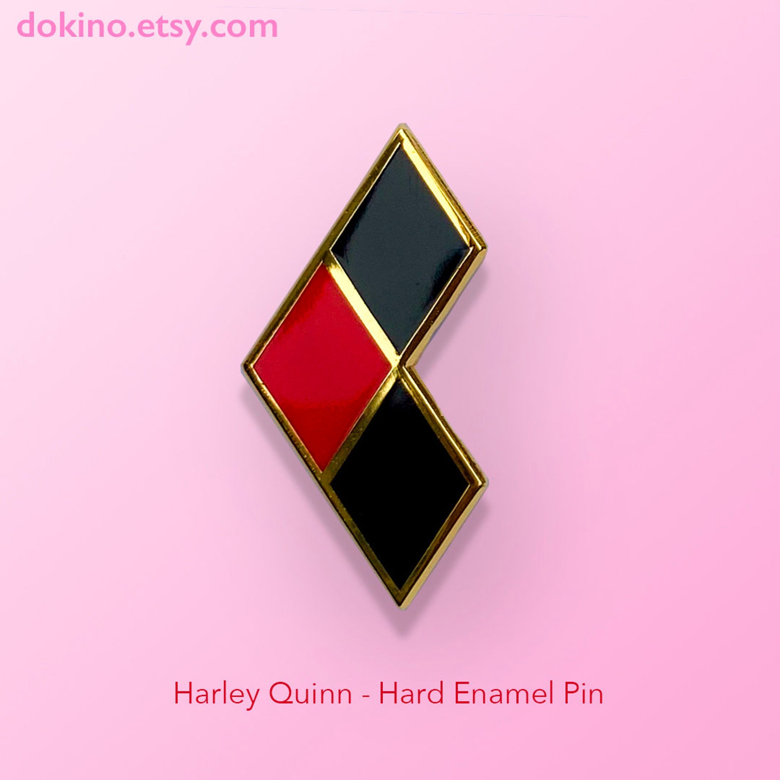 Harley Quinn Diamonds Hard Enamel Pin DC Comics Harleen - Etsy