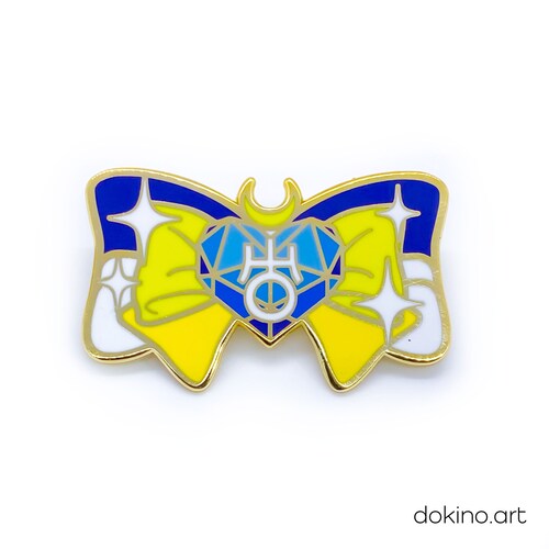 SAILOR MARS Bow Large Enamel Pin Sailor Guardians Classic - Etsy