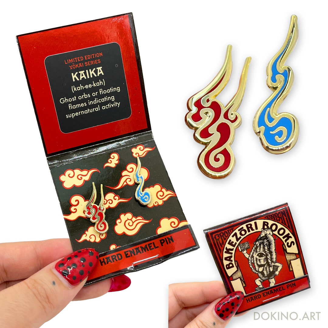 Kaika Yokai Pin - Limited Edition Collaboration With Bakezori Books ...